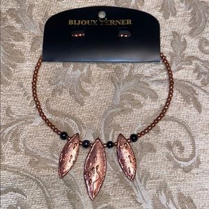 Bijoux Terner | Jewelry | Bijoux Terner Metal And Black Bead Choker ...